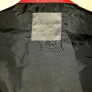 Zara | Jackets & Coats | Zara Moto Sport Jacket Red | Poshmark